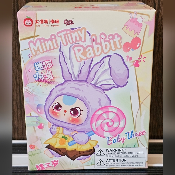 Baby Three | Toys | Mini Tiny Rabbit Baby Three Blind Box | Poshmark